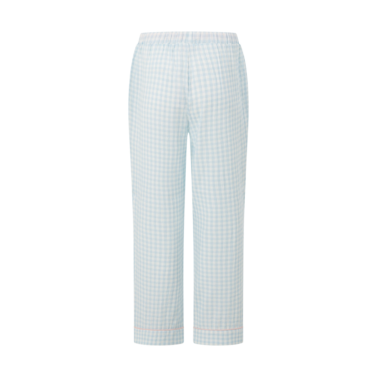 Blue Gingham Long PJ Pant – All For Mimi