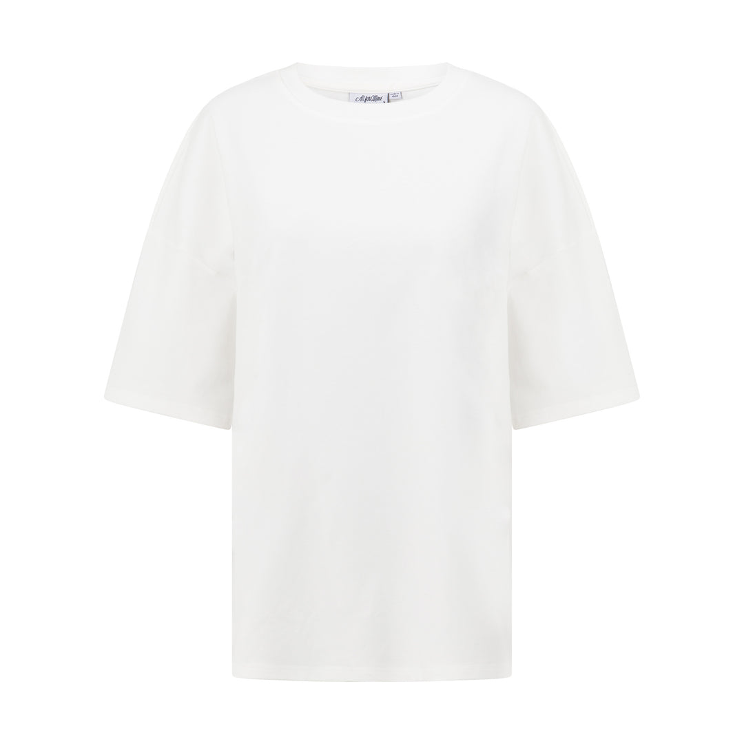 White Oversized Tee – All For Mimi